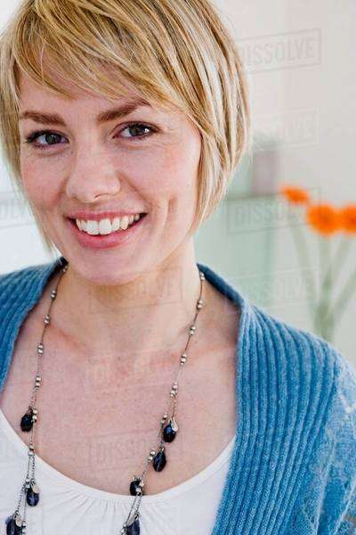 Woman looking at viewer - Stock Photo - Dissolve