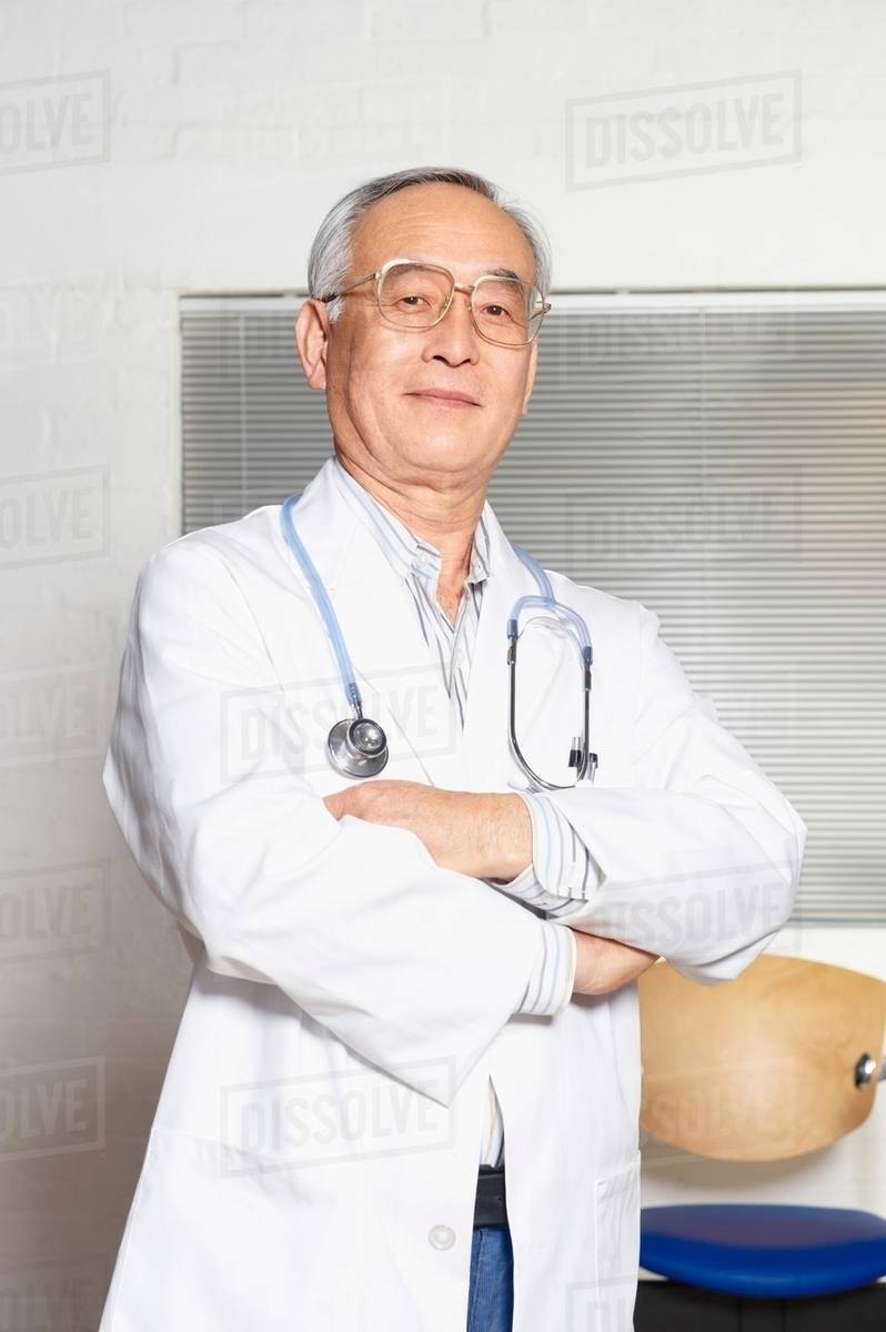 Doctor in waiting room - Royalty-free Stock Photo | Dissolve