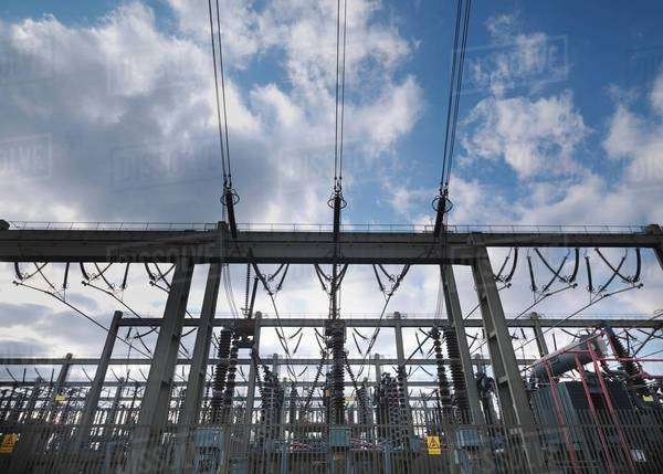 Electrical Switching Station - Stock Photo - Dissolve