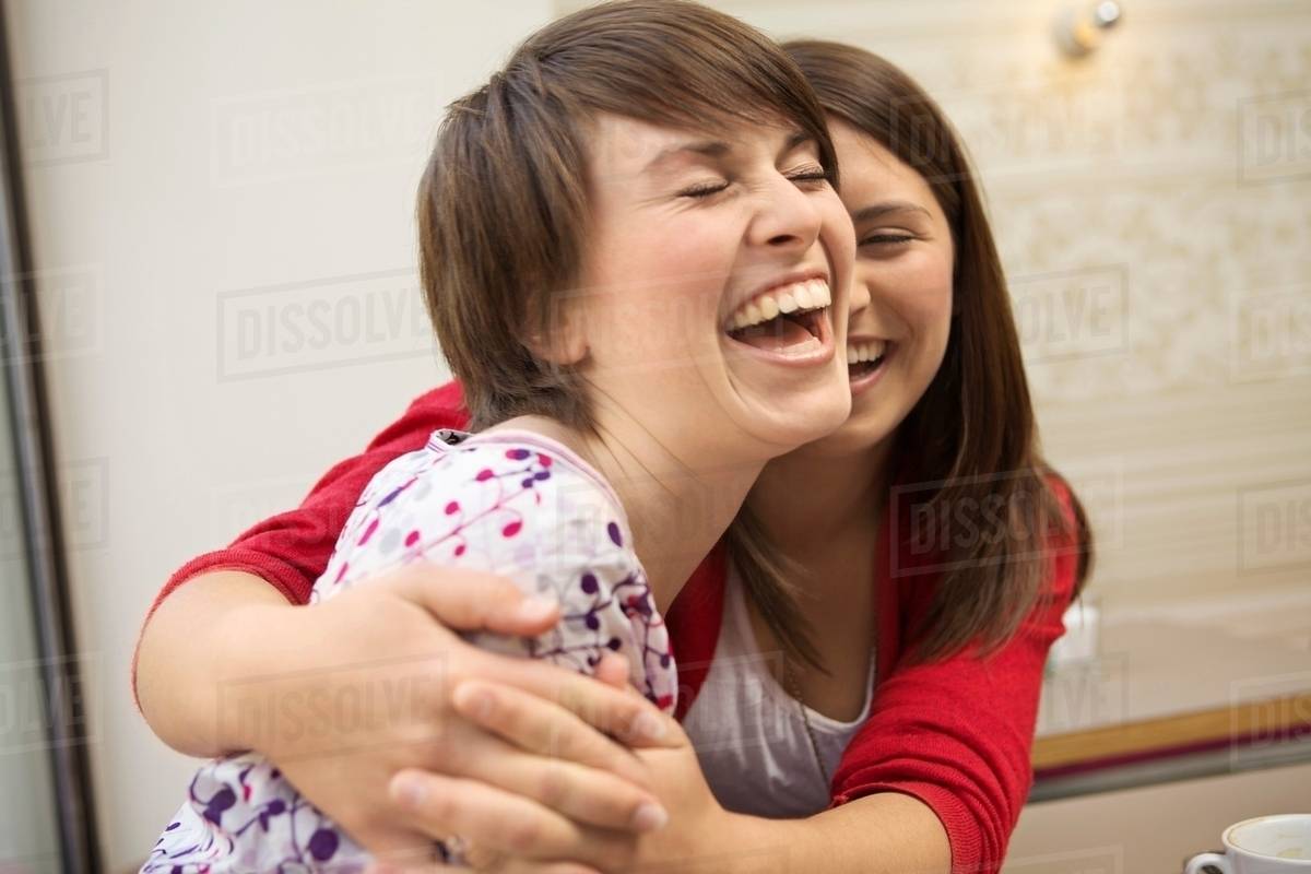 Two young people hanging out - Stock Photo - Dissolve