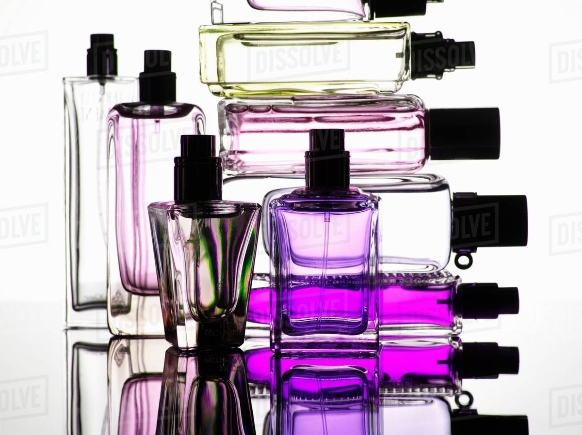 Close up of perfume bottles - Royalty-free Stock Photo | Dissolve