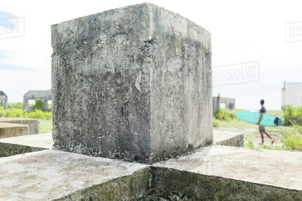 Man with surfboard, Abulug, Cagayan, Philippines - Royalty-free Stock ...