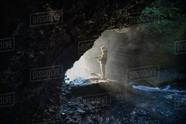 Glufrabui waterfall (Seljalandsfoss), Iceland - Royalty-free Stock ...
