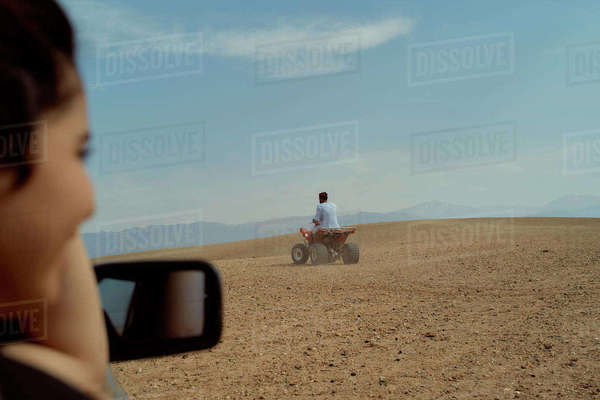 Woman driving a car during a beautiful sunset. - Royalty-free Stock ...