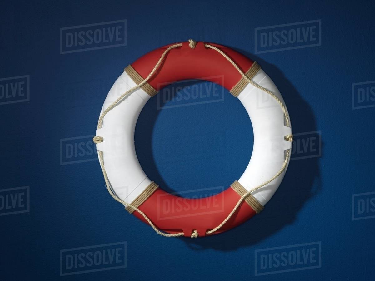Close up of life preserver - Stock Photo - Dissolve