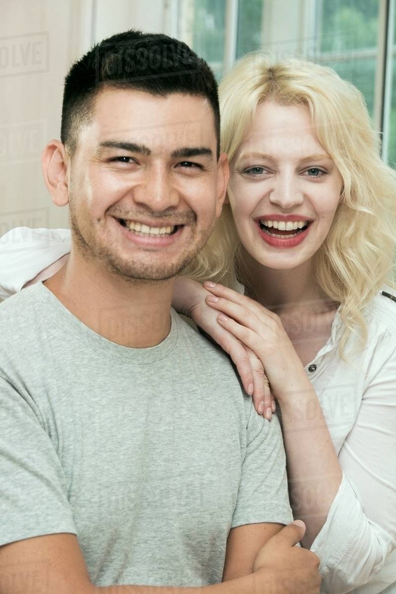 Portrait of a happy couple - Stock Photo - Dissolve