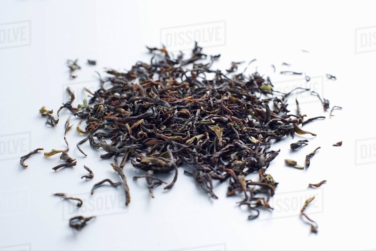 Close up of pile of tea leaves - Royalty-free Stock Photo | Dissolve