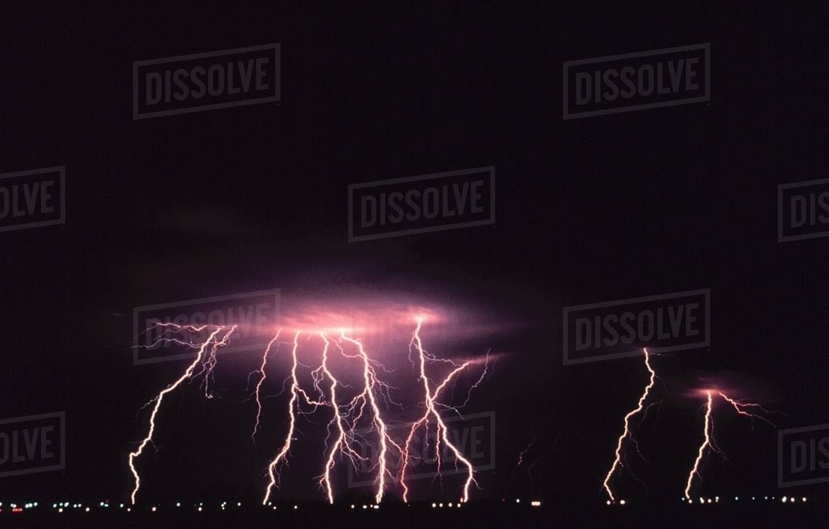 Lightning photograph from NOAA's National Severe Storms Laboratory ...