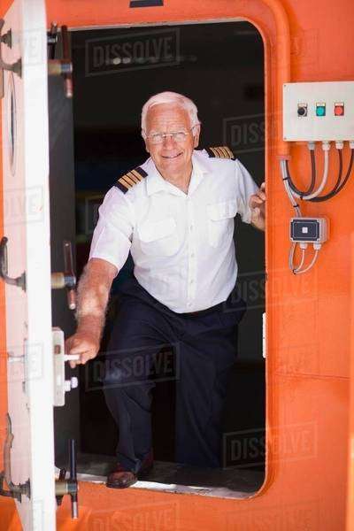 Portrait of a captain - Royalty-free Stock Photo | Dissolve