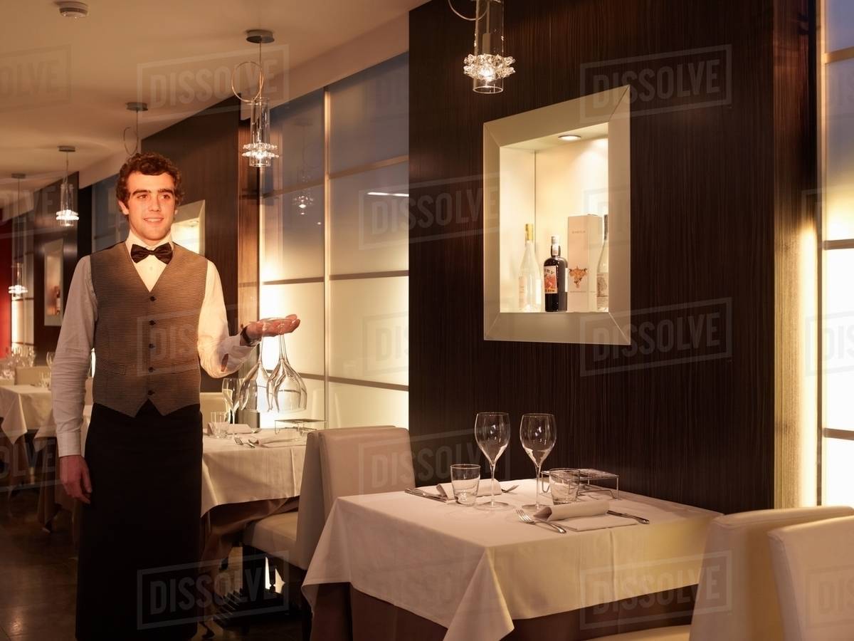 Restaurant Waiter - Royalty-free Stock Photo | Dissolve