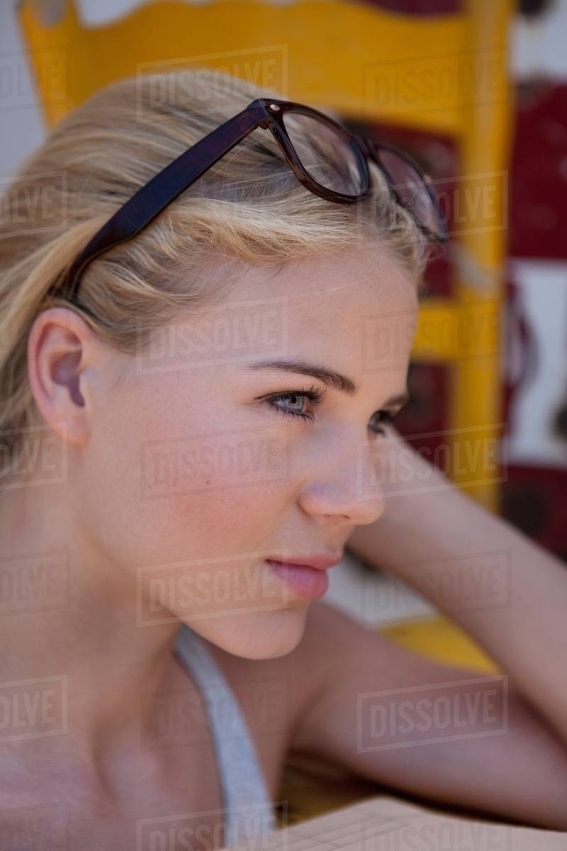 Girl looking out - Royalty-free Stock Photo | Dissolve