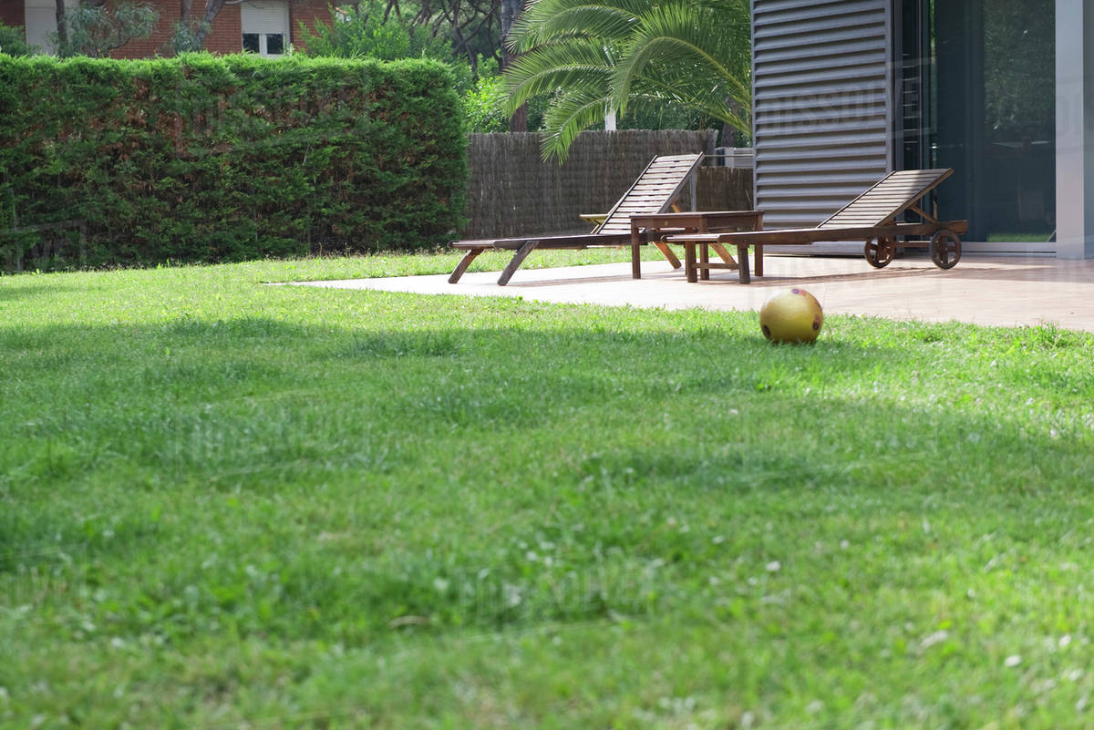 Empty backyard - Royalty-free Stock Photo | Dissolve