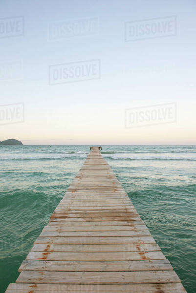 Pier over water - Royalty-free Stock Photo | Dissolve