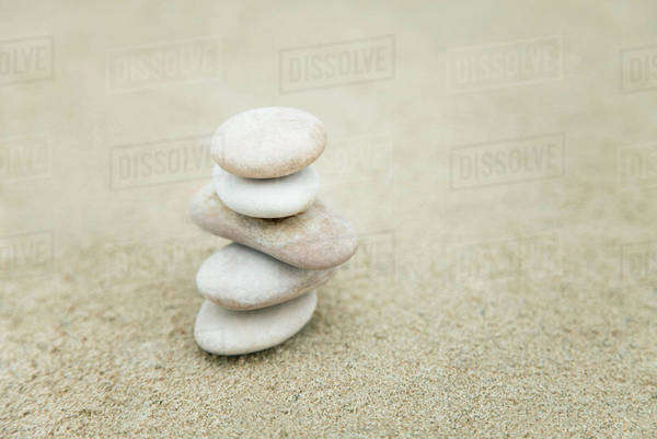 Stacked pebbles - Royalty-free Stock Photo | Dissolve