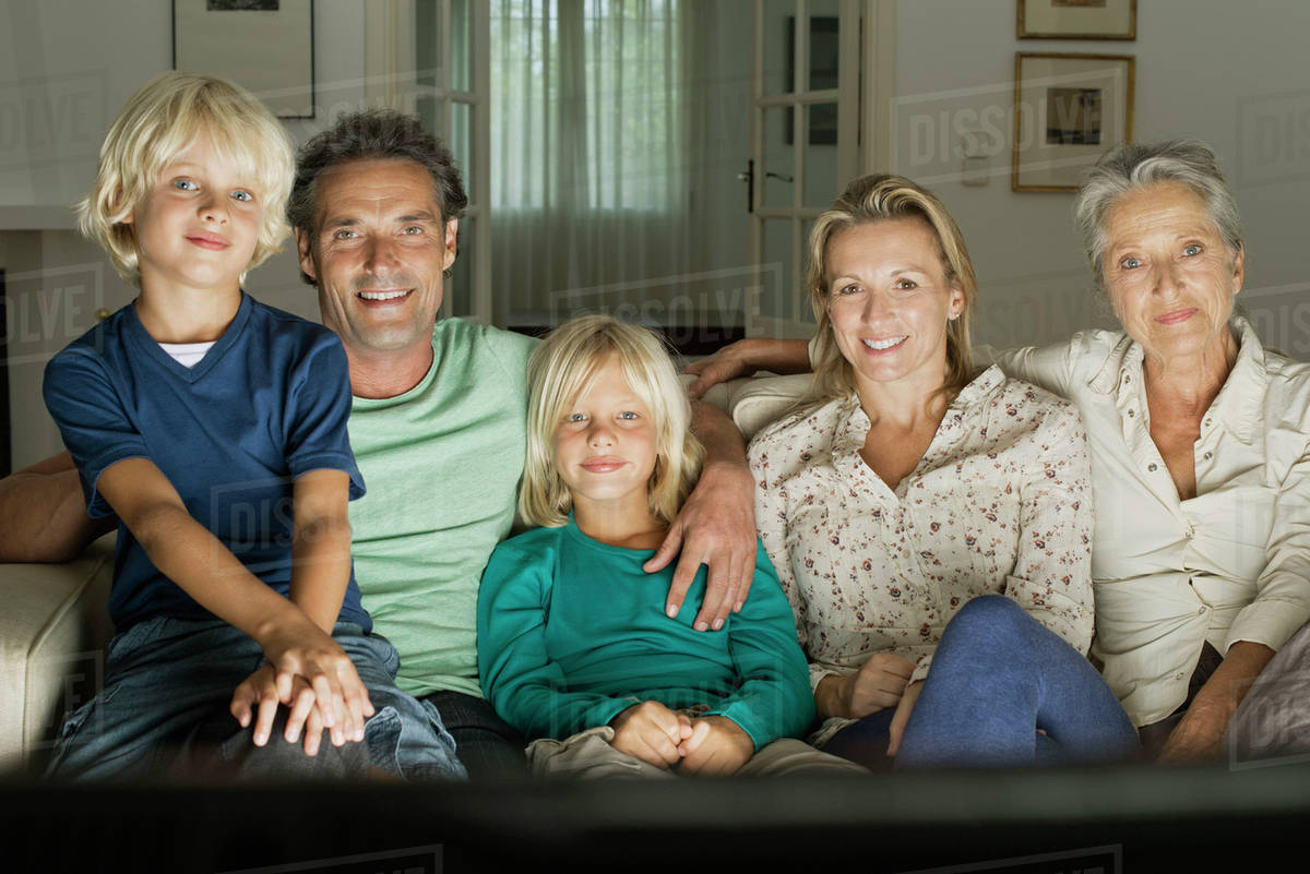 Multi-generation family, portrait - Royalty-free Stock Photo | Dissolve