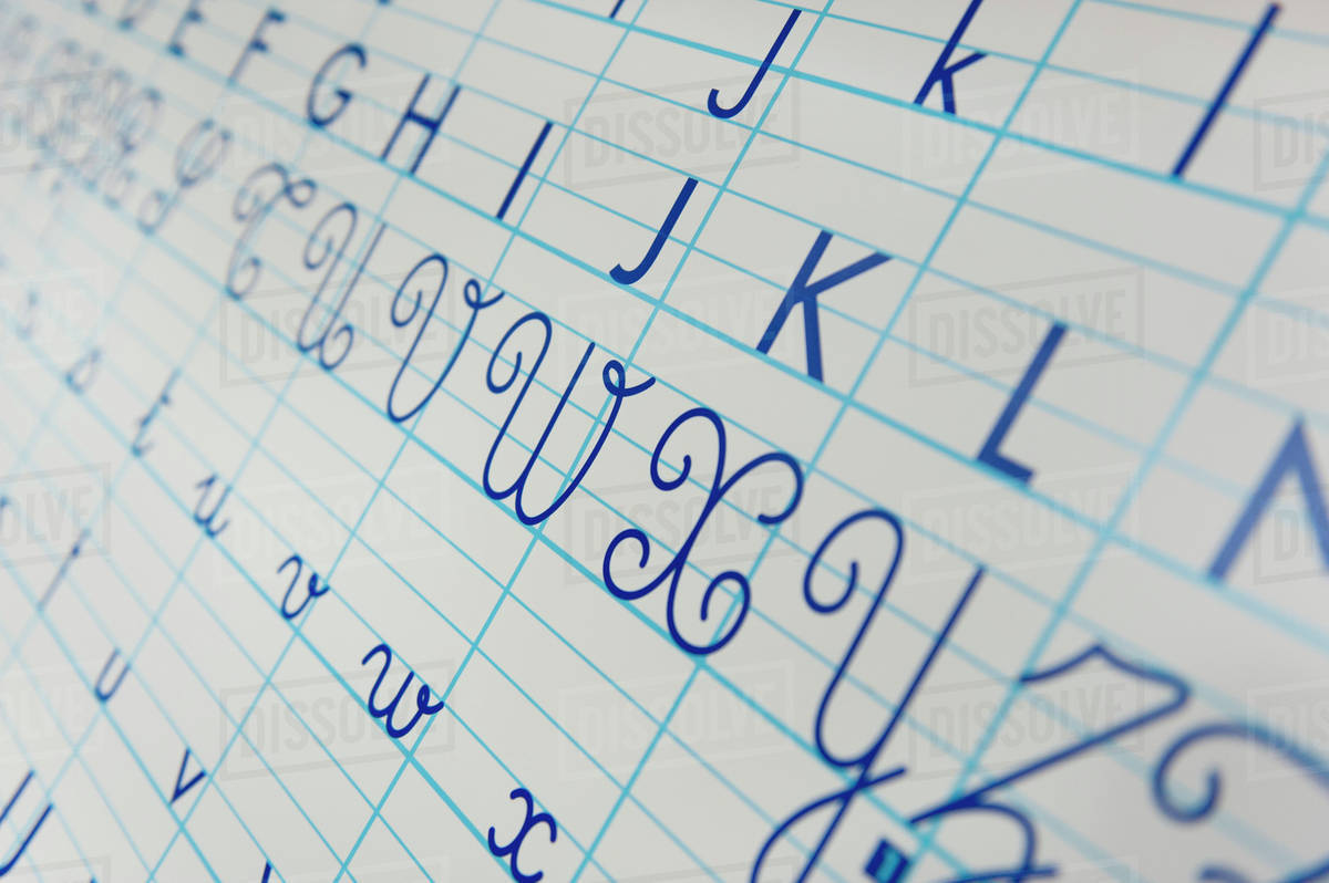 Alphabet letters, cropped - Royalty-free Stock Photo | Dissolve