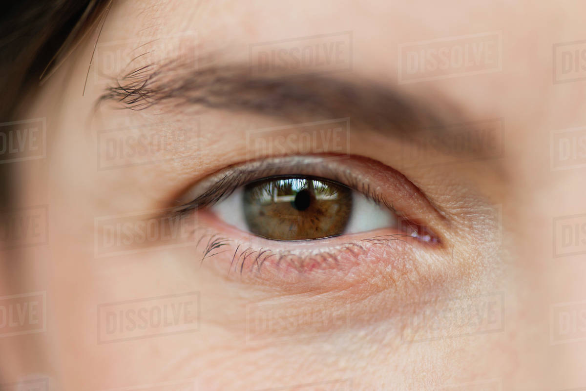 Close-up of woman's eye, cropped - Royalty-free Stock Photo | Dissolve