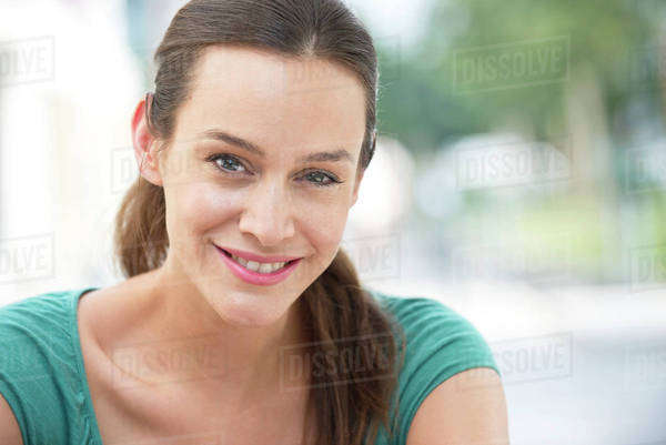Mid-adult woman, portrait - Royalty-free Stock Photo | Dissolve
