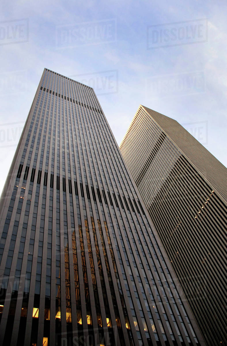 Skyscrapers, low angle view - Stock Photo - Dissolve