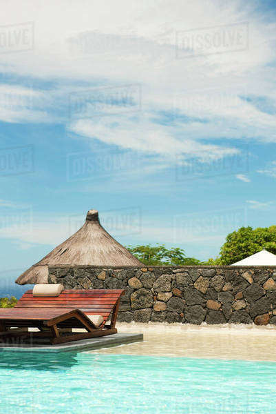 Resort swimming pool - Stock Photo - Dissolve