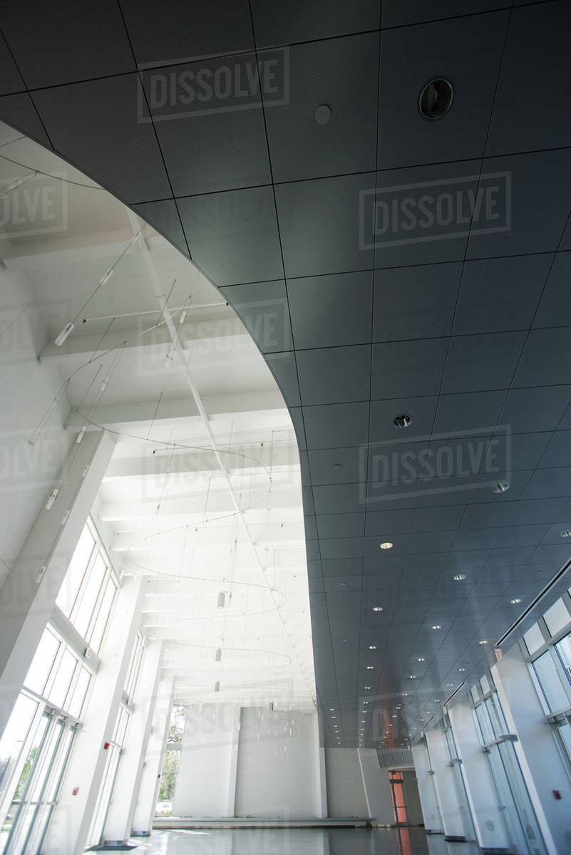 Building interior, low angle view - Stock Photo - Dissolve