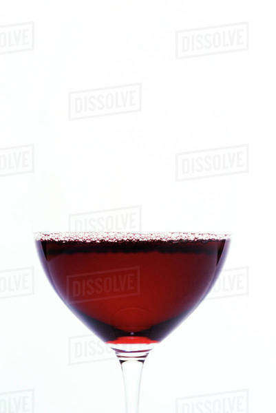 Red wine in glass, close-up - Royalty-free Stock Photo | Dissolve
