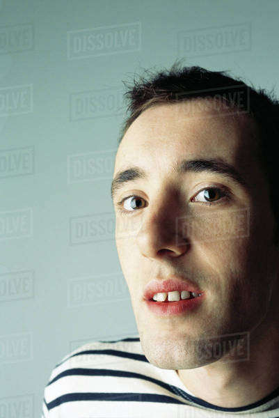 Male looking at camera, close-up, portrait - Royalty-free Stock Photo ...