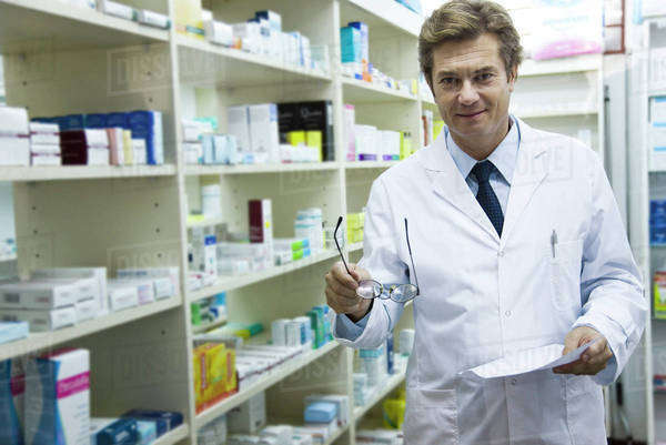 Pharmacist, portrait - Royalty-free Stock Photo | Dissolve