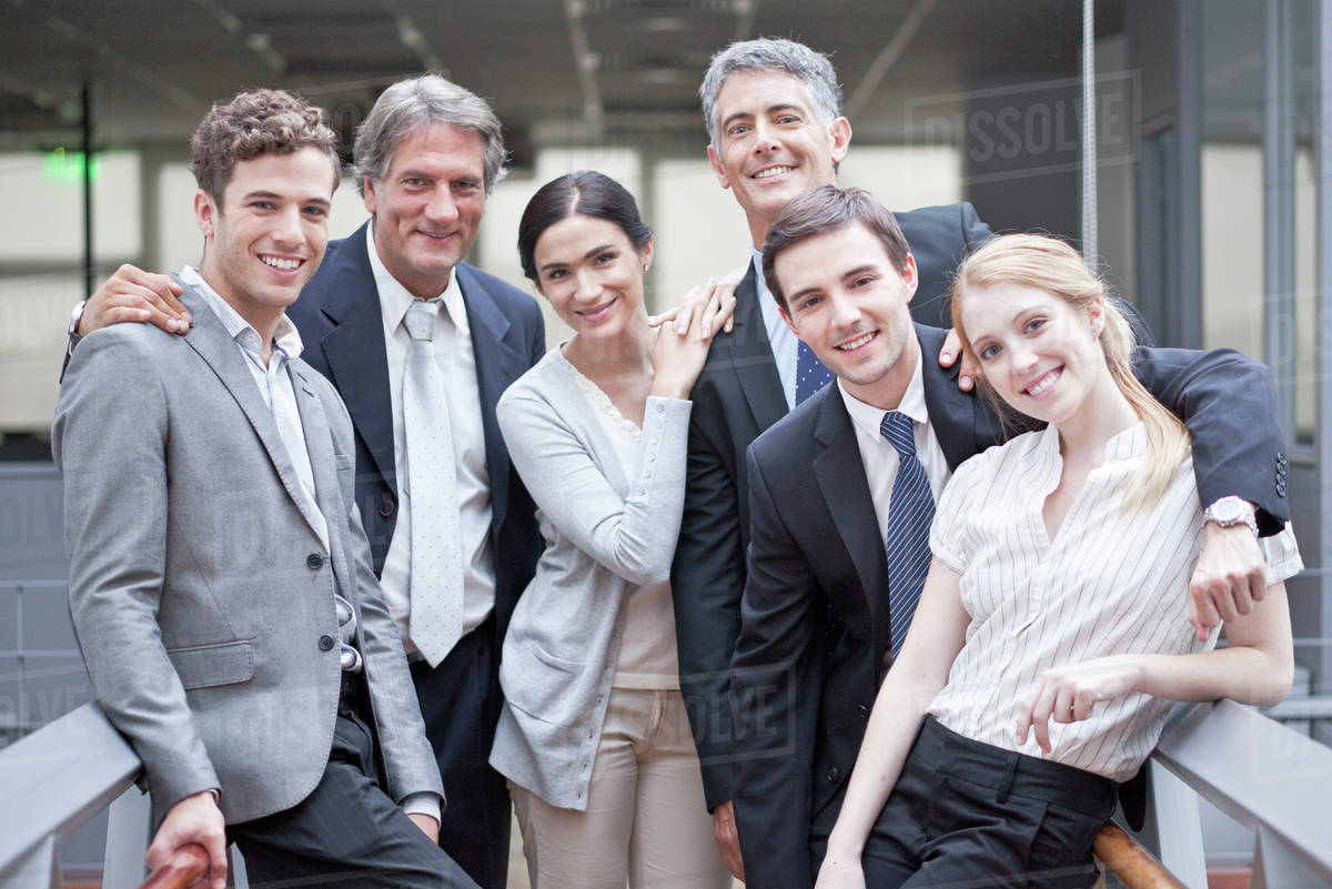 Business executive team, portrait - Royalty-free Stock Photo | Dissolve
