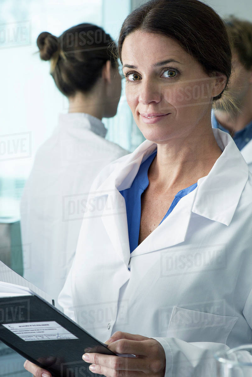 Scientist in laboratory, portrait - Royalty-free Stock Photo | Dissolve