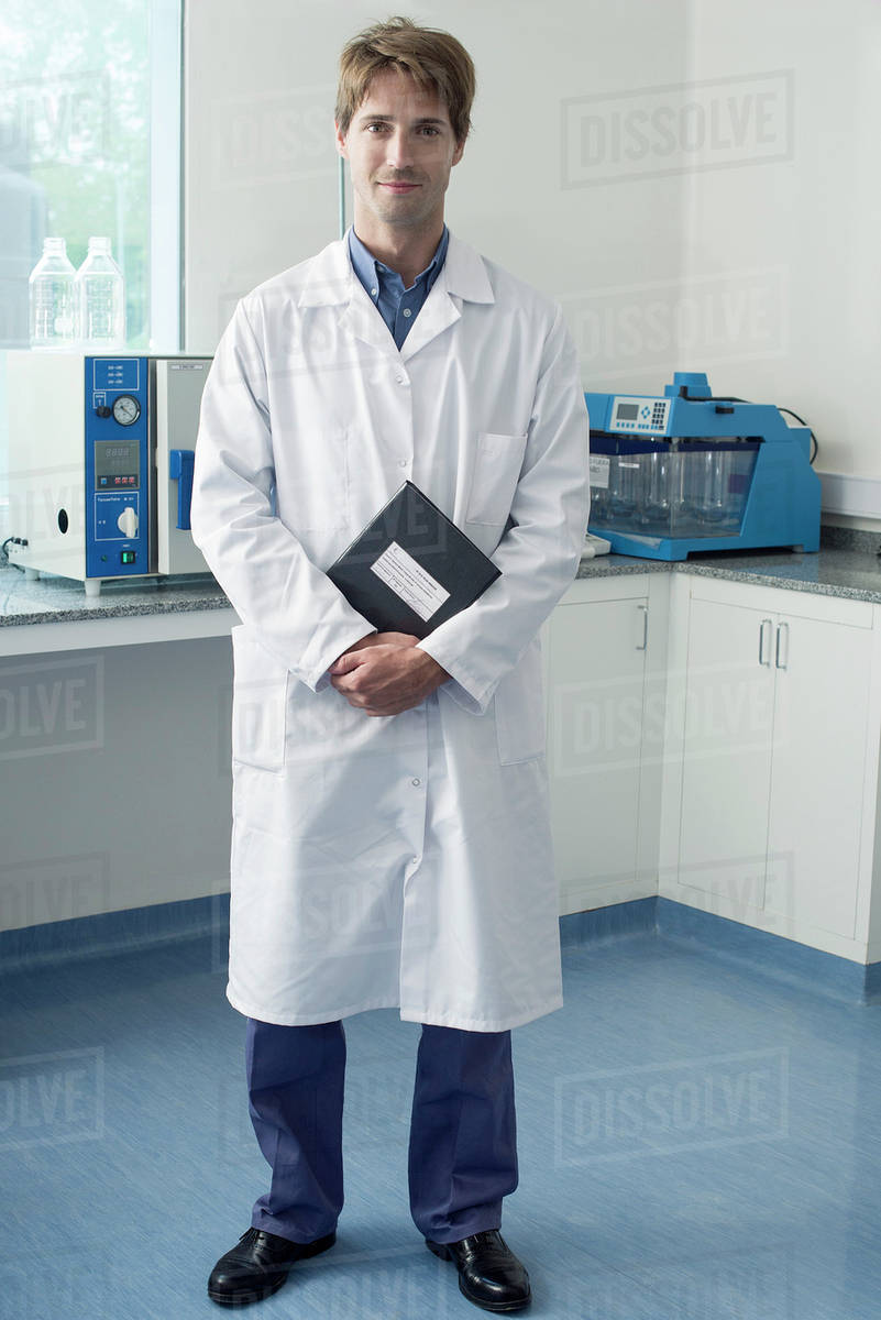 Scientist standing in laboratory, portrait - Royalty-free Stock Photo ...