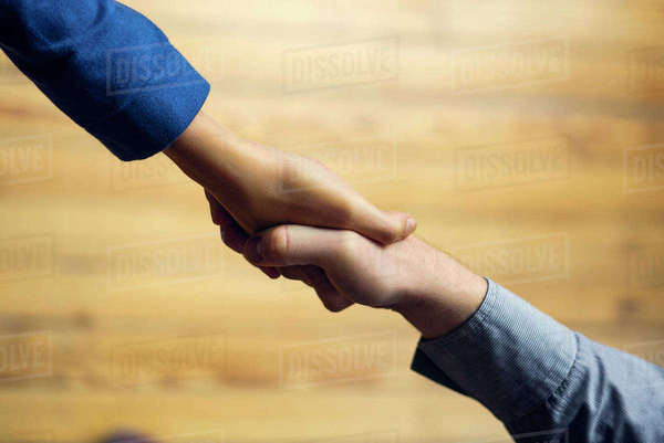 Shaking hands - Royalty-free Stock Photo | Dissolve