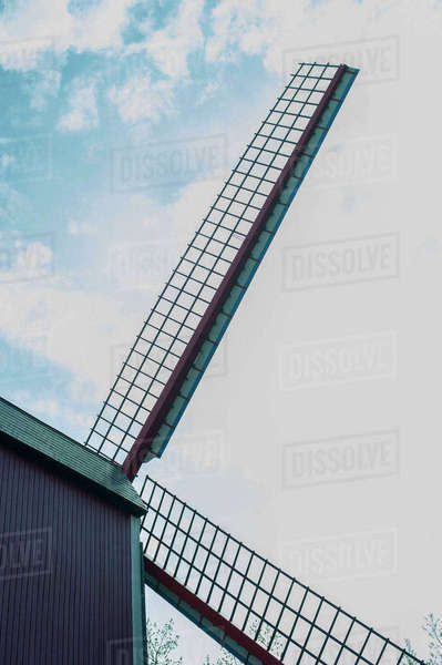 Close-up of traditional windmill - Stock Photo - Dissolve