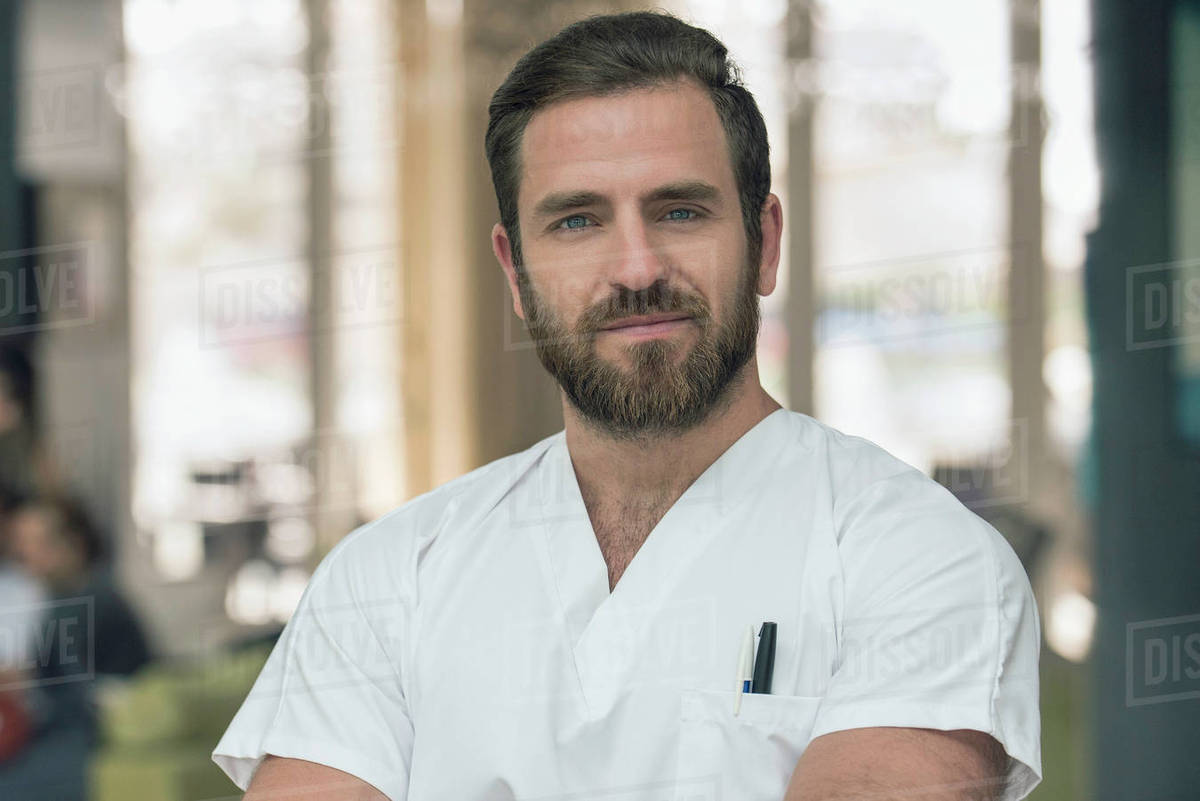 Healthcare worker portrait - Royalty-free Stock Photo | Dissolve