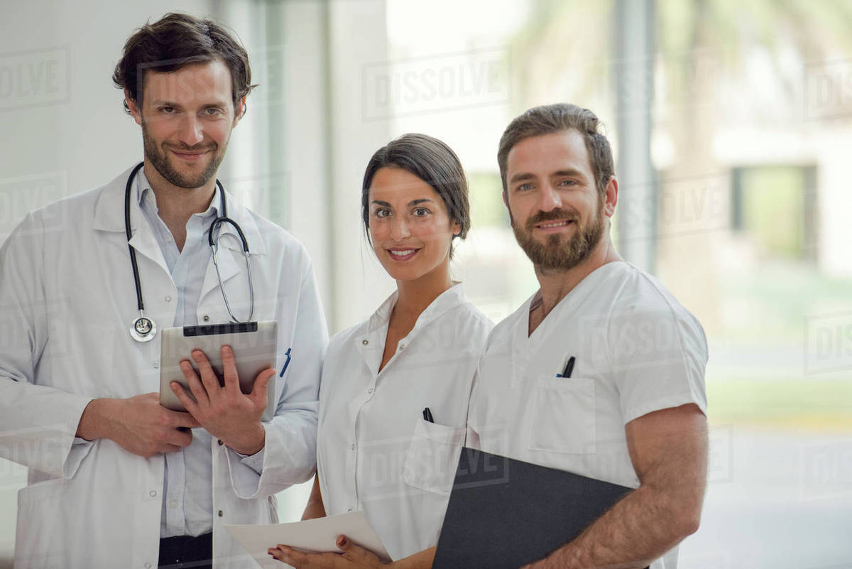 Healthcare professionals, portrait - Royalty-free Stock Photo | Dissolve