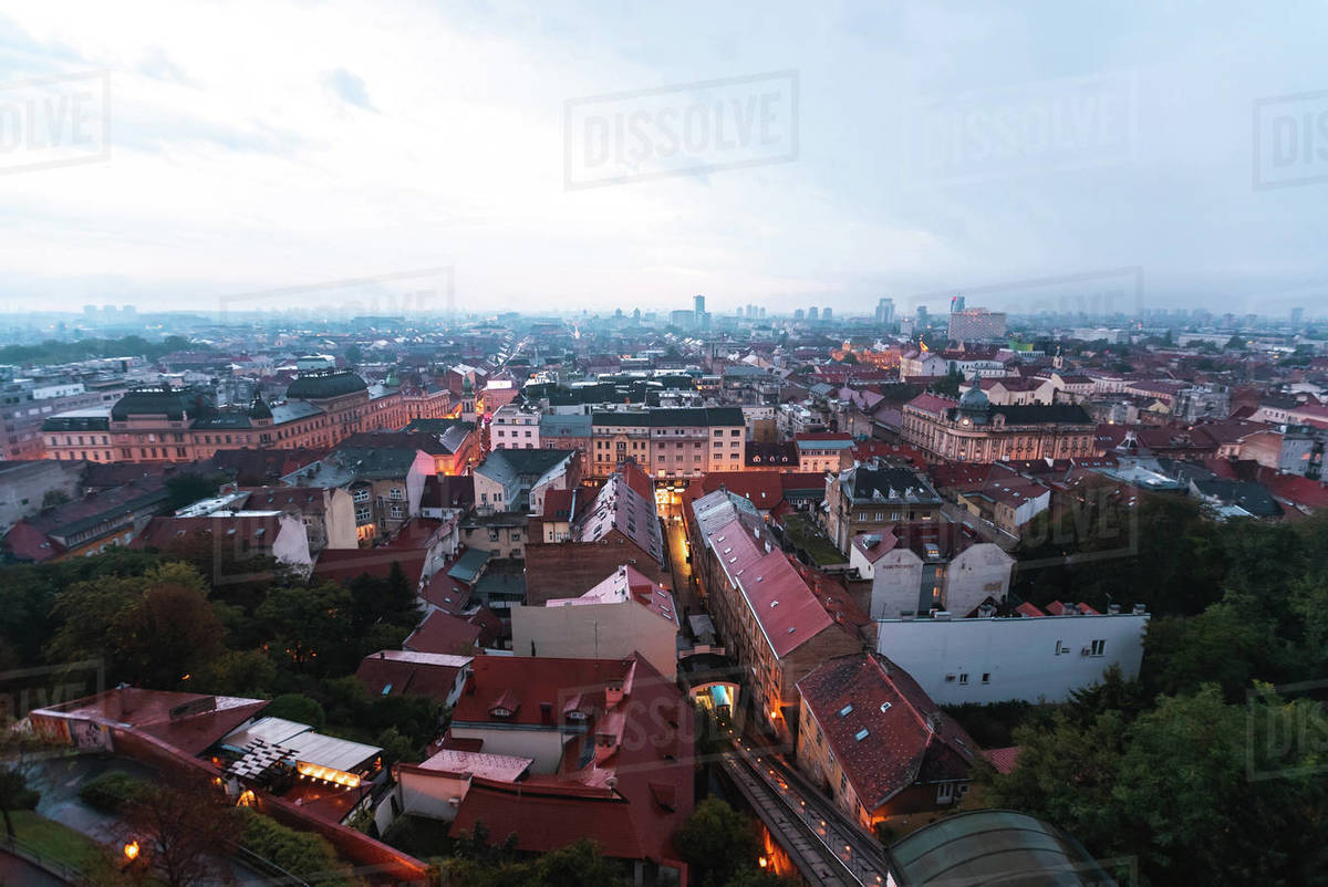 Zagreb cityscape - Royalty-free Stock Photo | Dissolve