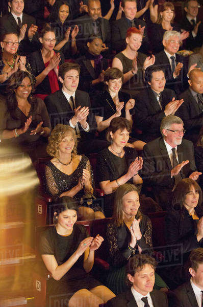 Clapping theater audience - Royalty-free Stock Photo | Dissolve