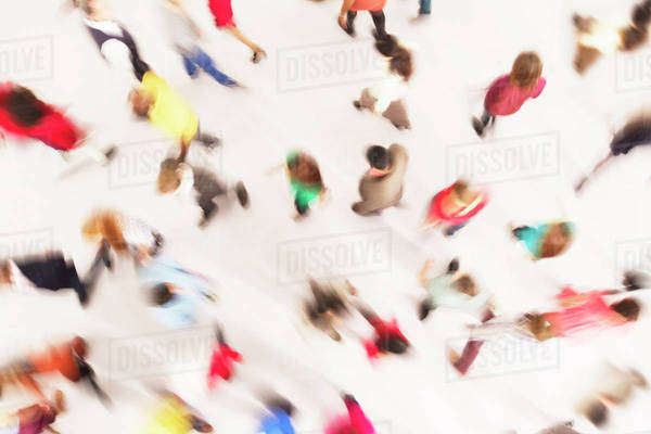 Business people on the move - Stock Photo - Dissolve