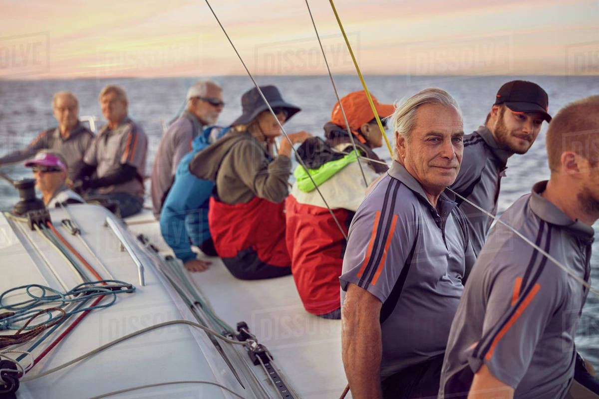 Friends sailing - Stock Photo - Dissolve