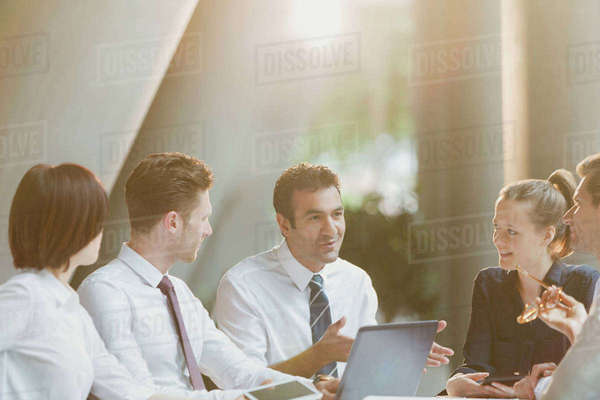 Business people talking in conference room meeting - Royalty-free Stock ...