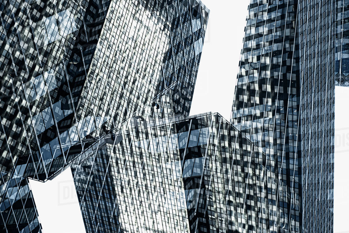 Multi-layered effect of skyscrapers - Royalty-free Stock Photo | Dissolve