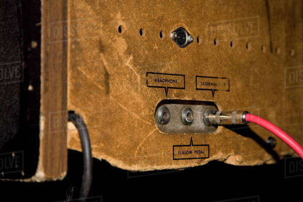 The back of an amplifier, extreme close up - Royalty-free Stock Photo ...