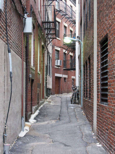 An urban alley way - Royalty-free Stock Photo | Dissolve